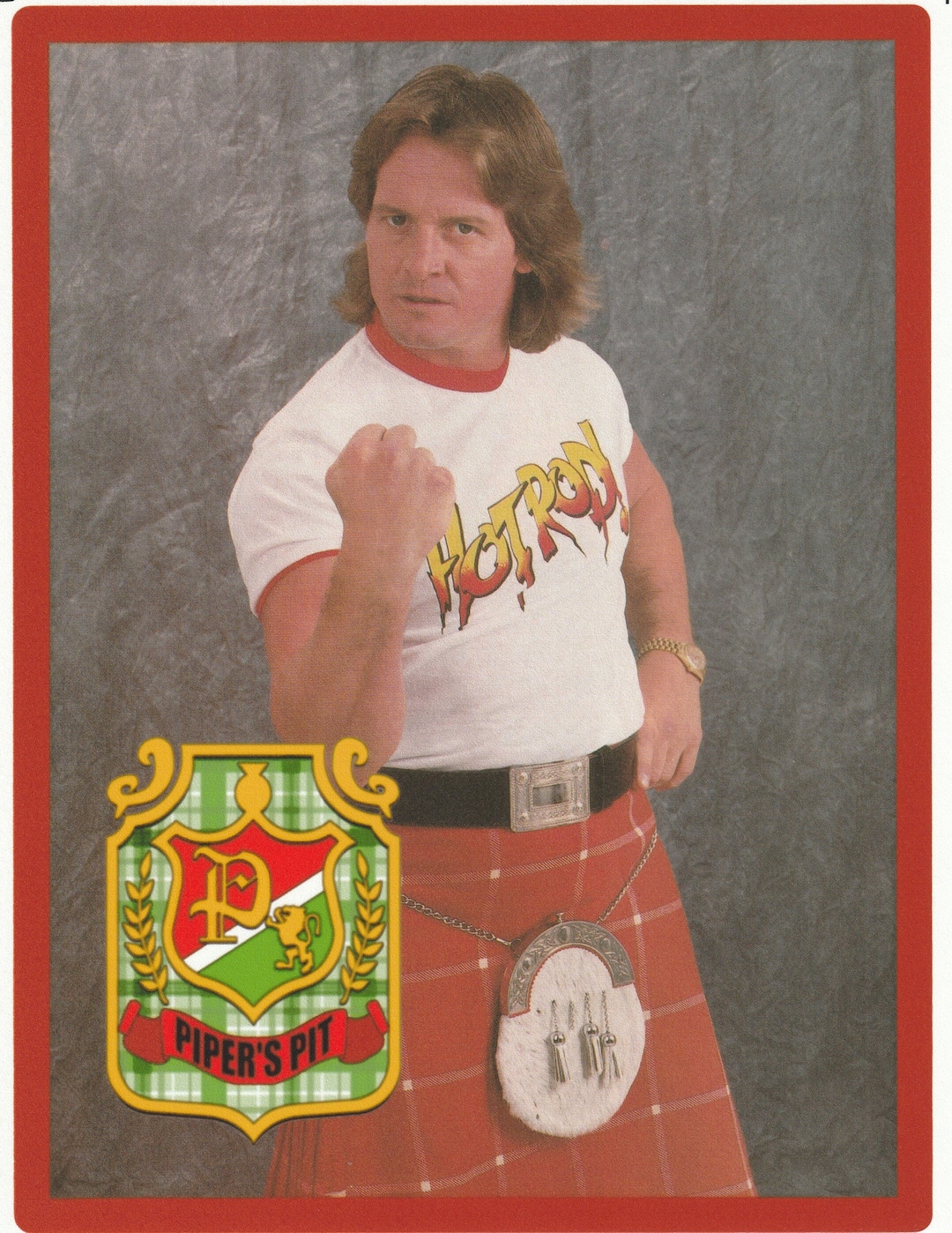 Vintage Style Rowdy Roddy Piper WWF Wrestling T-shirt WWE Pipers Pit - Etsy