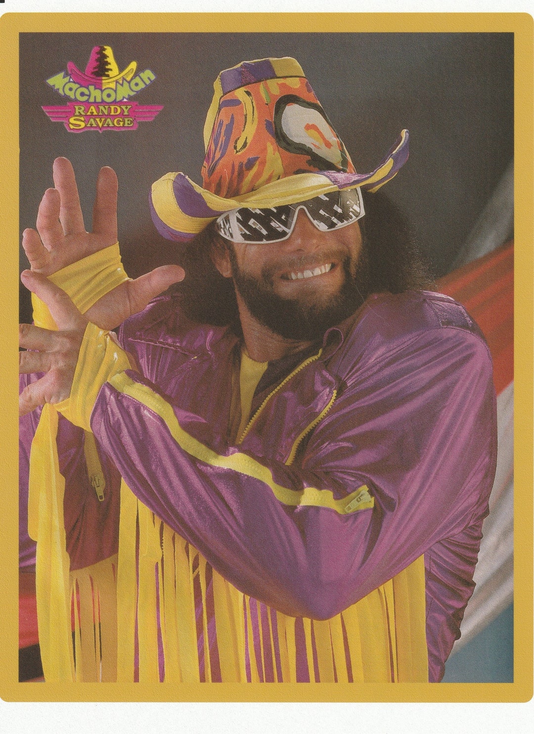 Vintage Style Macho King Randy Savage WWF Wrestling T-shirt WWE - Etsy