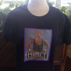 Vintage Style Mr Perfect WWF Wrestling T-shirt WWE - Etsy
