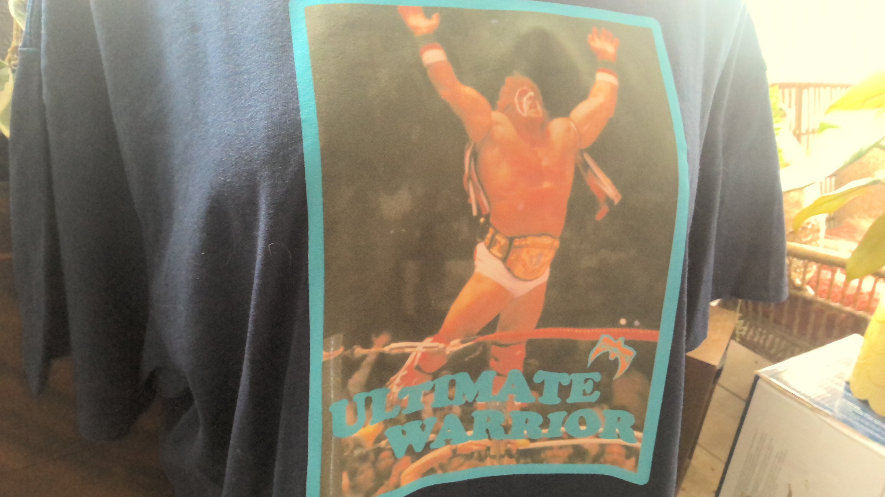 Vintage Style Ultimate Warrior WWF Wrestling T-shirt WWE - Etsy