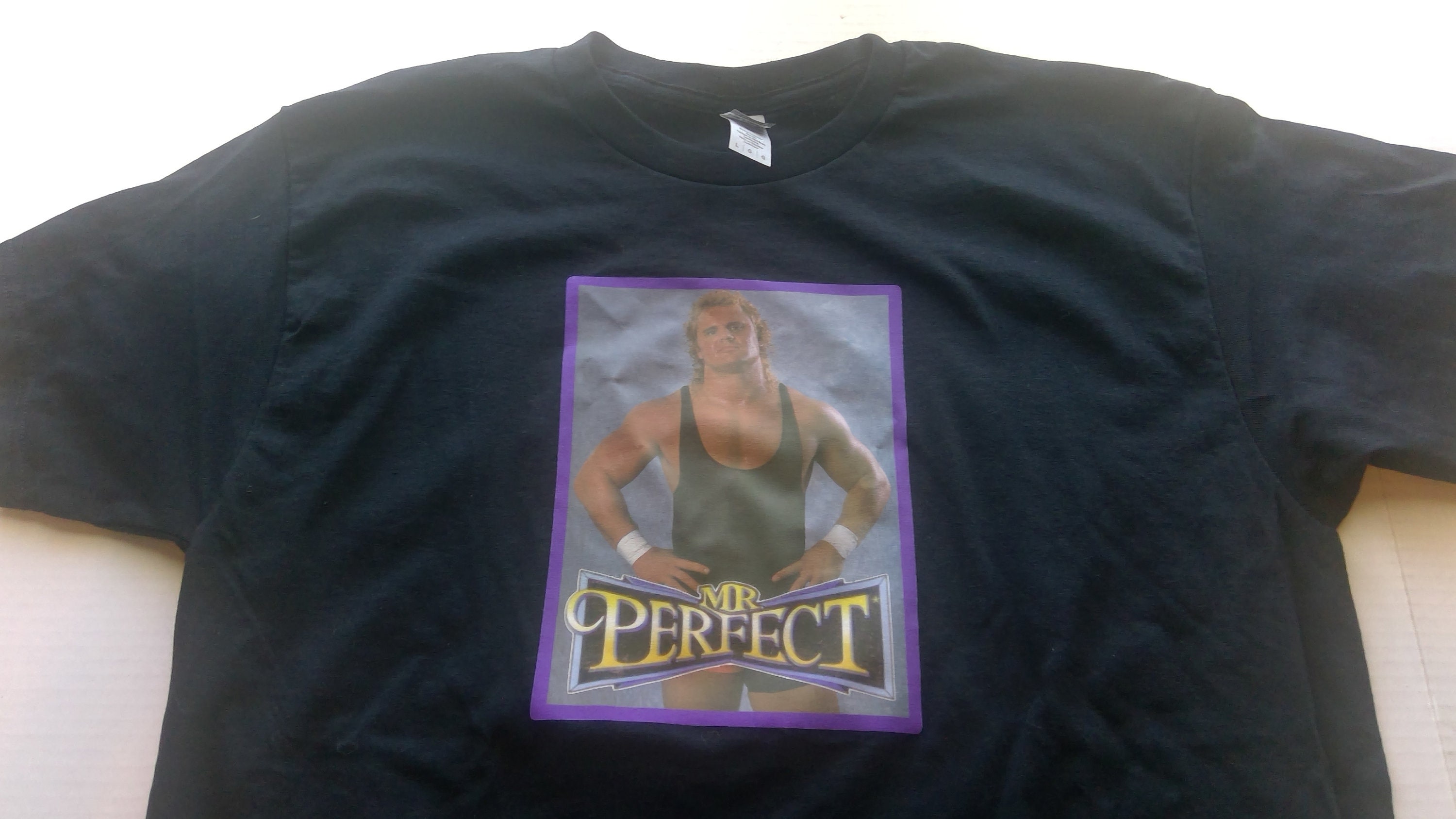 Vintage Style Mr Perfect WWF Wrestling T-shirt WWE - Etsy