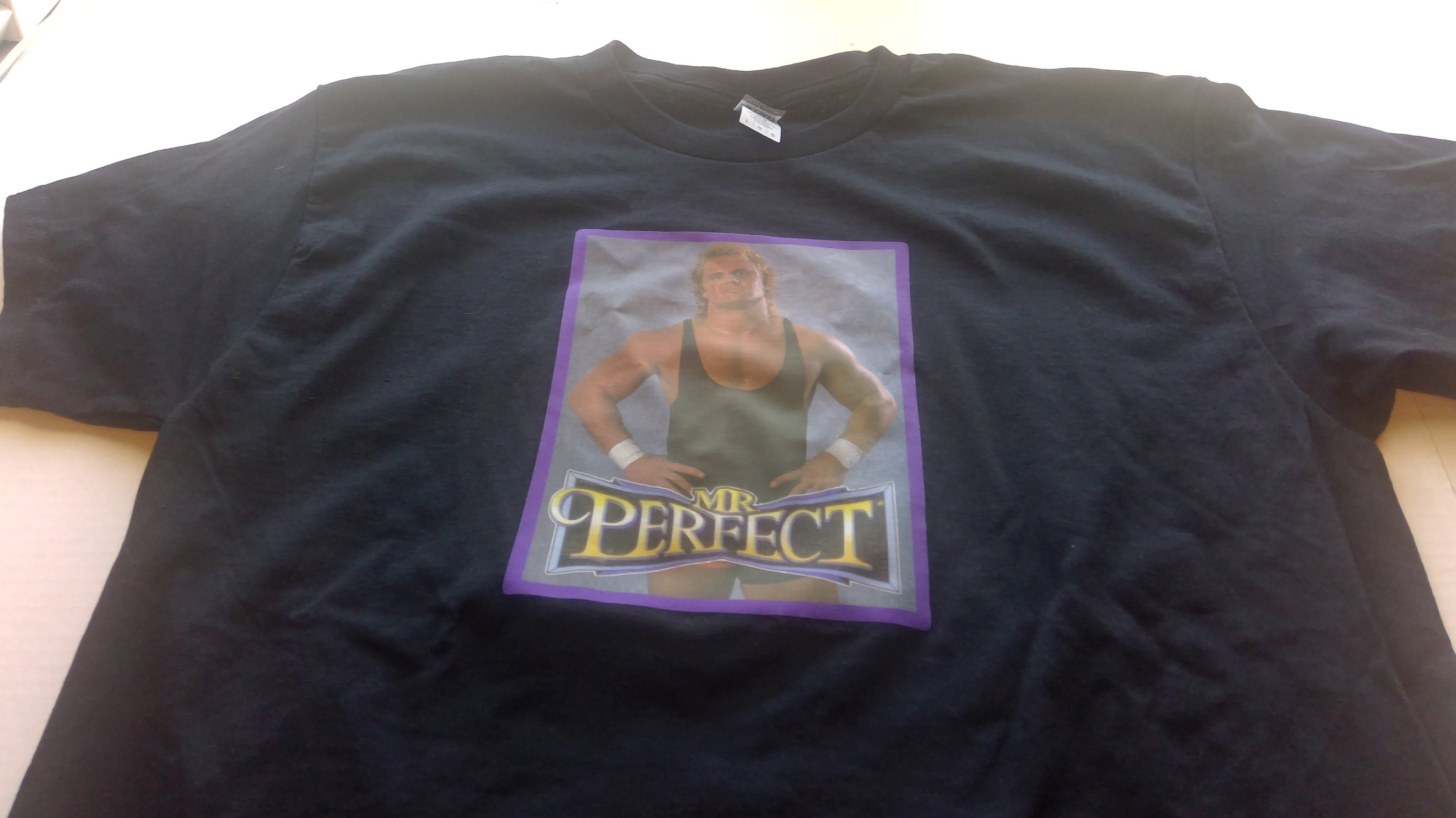 Vintage Style Mr Perfect WWF Wrestling T-shirt WWE - Etsy