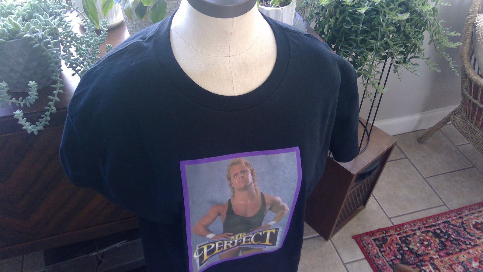 Vintage Style Mr Perfect WWF Wrestling T-shirt WWE - Etsy