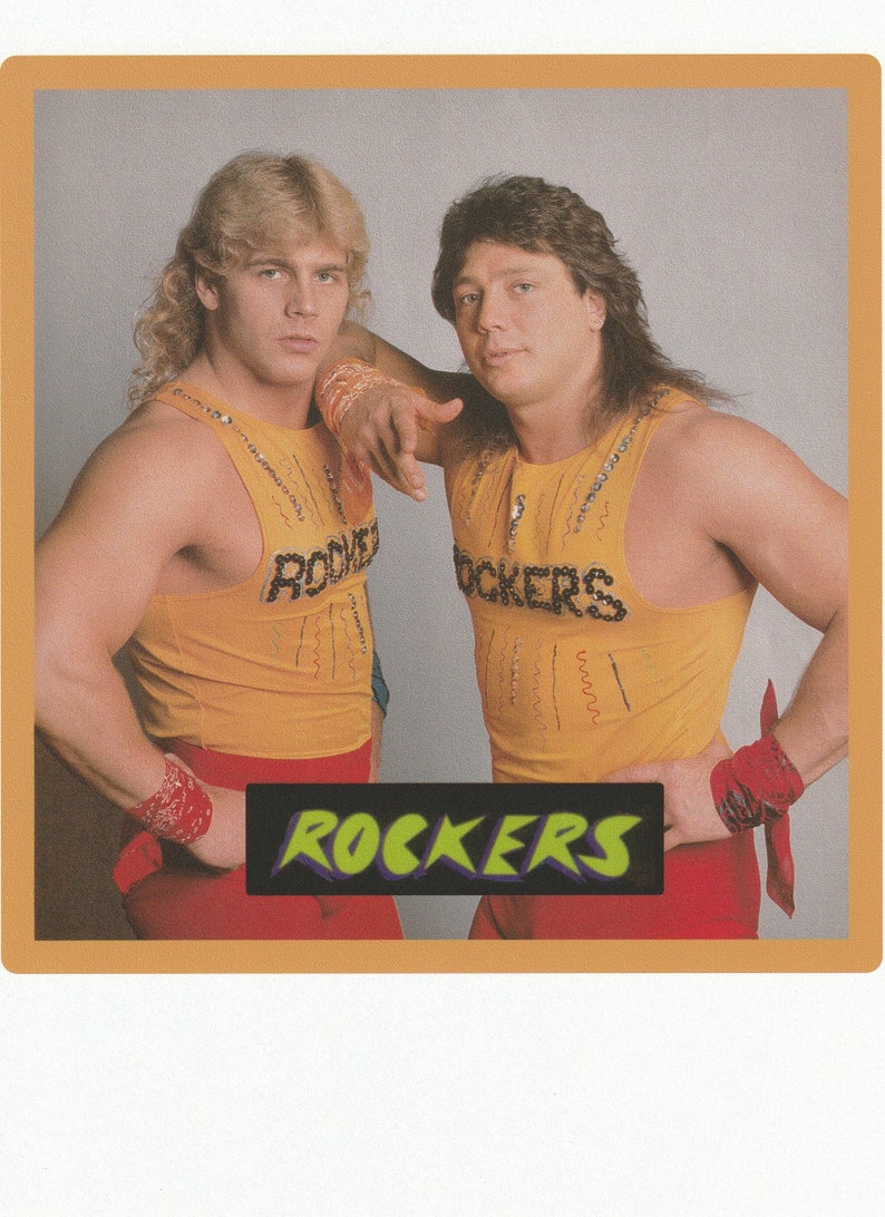 Vintage Style Rocker WWF Wrestling T-shirt WWE - Etsy
