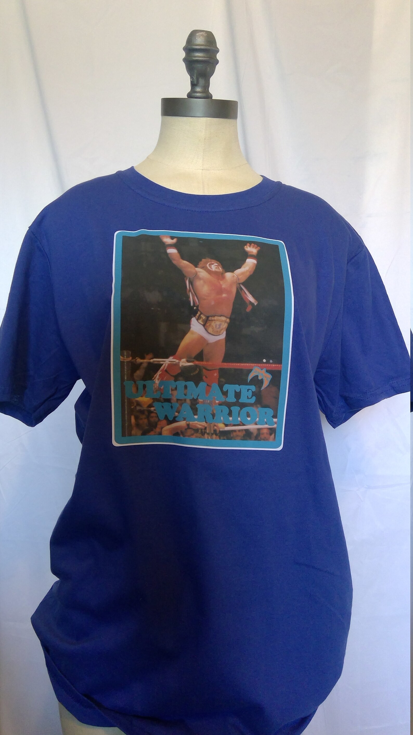 Vintage Style Ultimate Warrior WWF Wrestling T-shirt WWE | Etsy