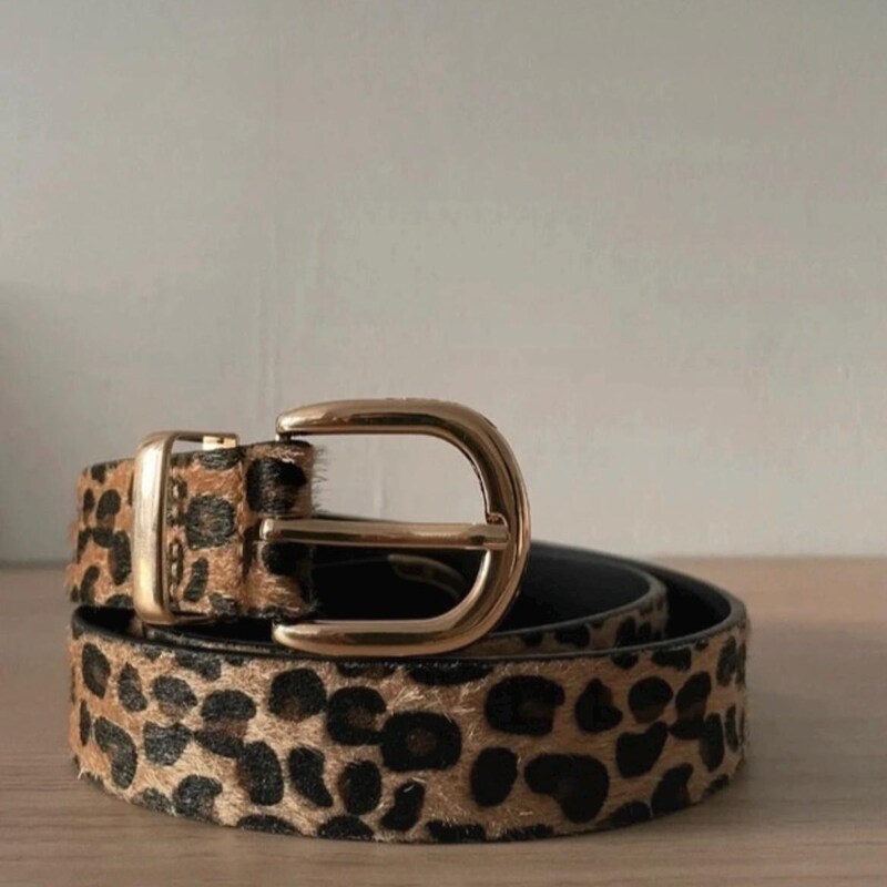 Leopard Print Belt - Etsy