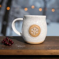 Snowflake Mug ǀ Hot Chocolate & Snowflakes Mug ǀ Holiday Gifts ǀ Winter ...