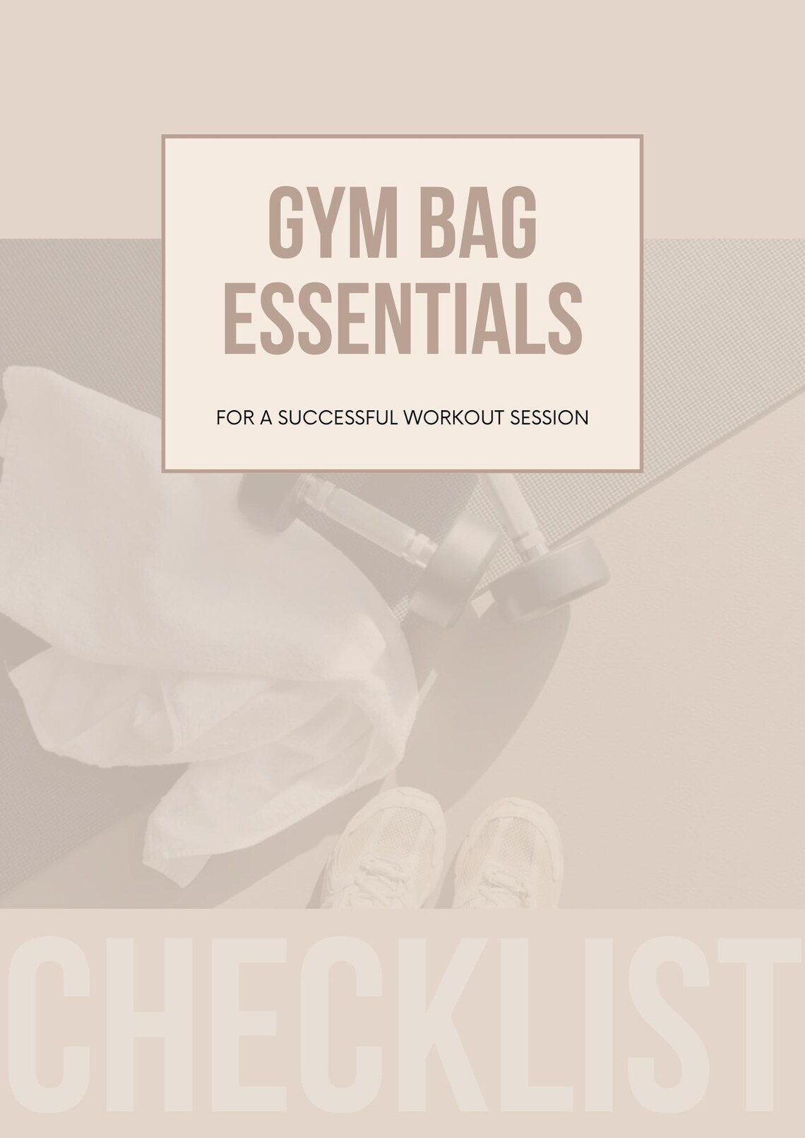 Fitness Checklist: Digital Download - Etsy