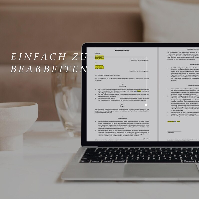 Termination Agreement Template | HR Word Template | Easy to Fill Out & Legally Compliant - Etsy ...