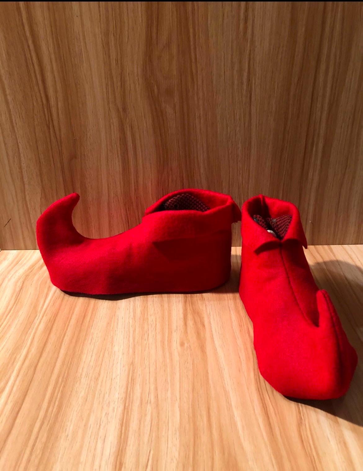 Adult Santa Shoe Covers ( Elf, the Grinch) With Pompom/bells/plain - Etsy