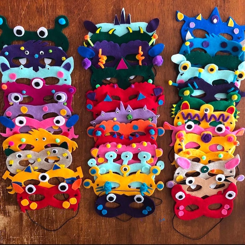Felt Masks - Etsy