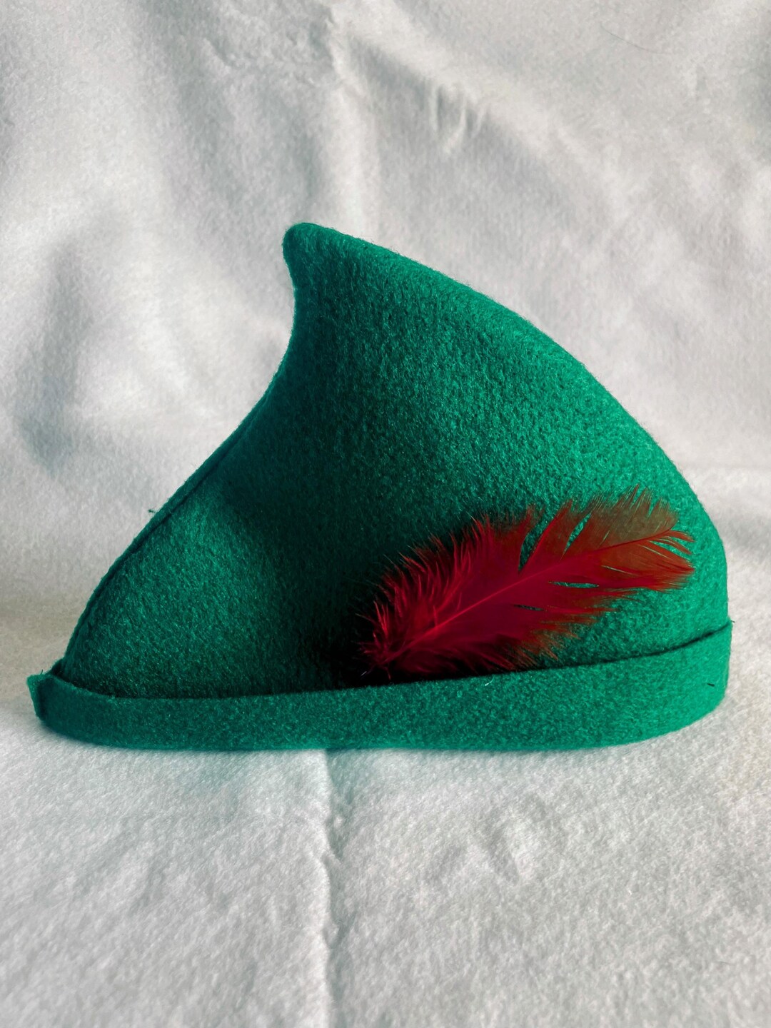 Peter Pan Inspired Hat With Red Feather - Etsy