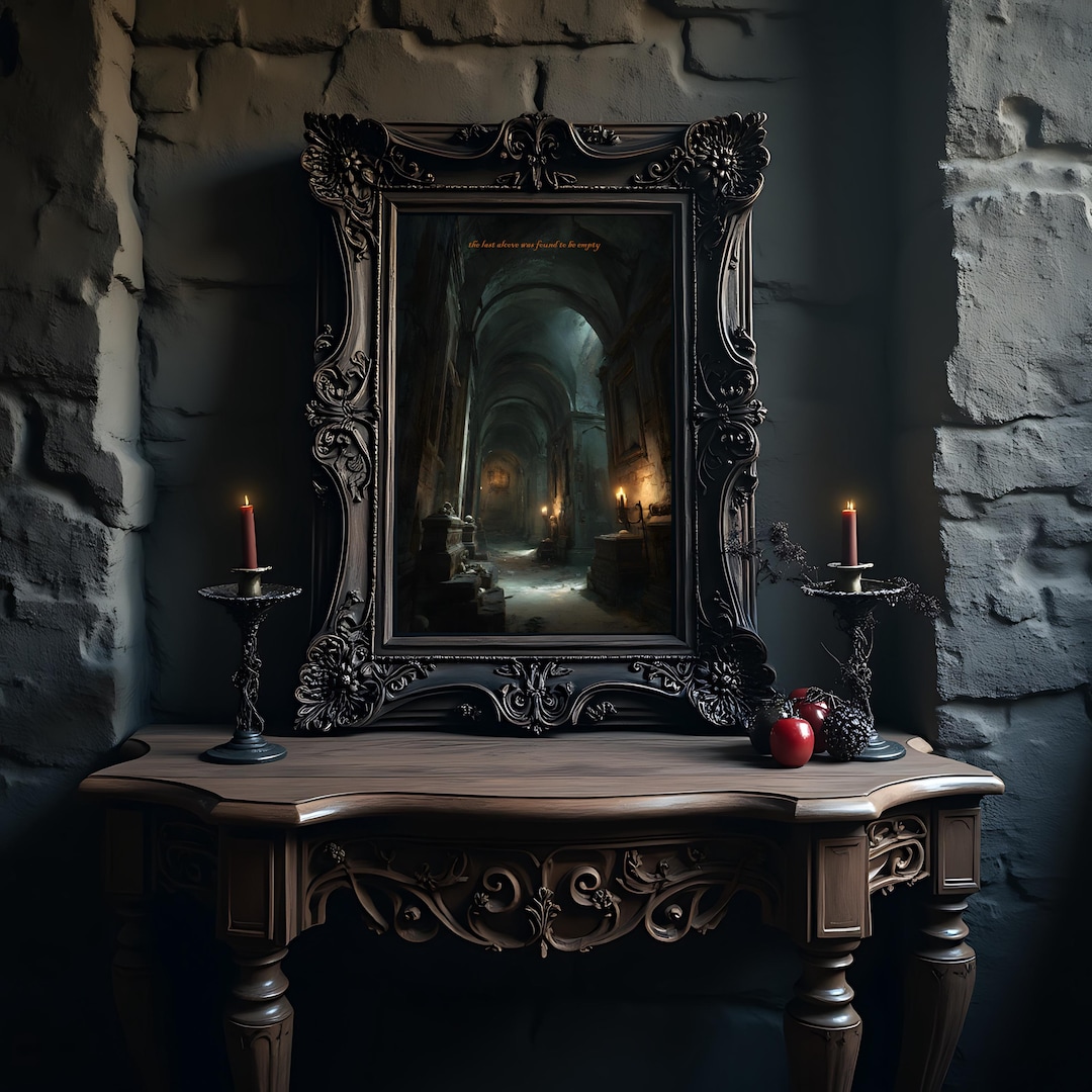 Gothic Horror Poetry Art Print: the Last Alcove Poster - Etsy