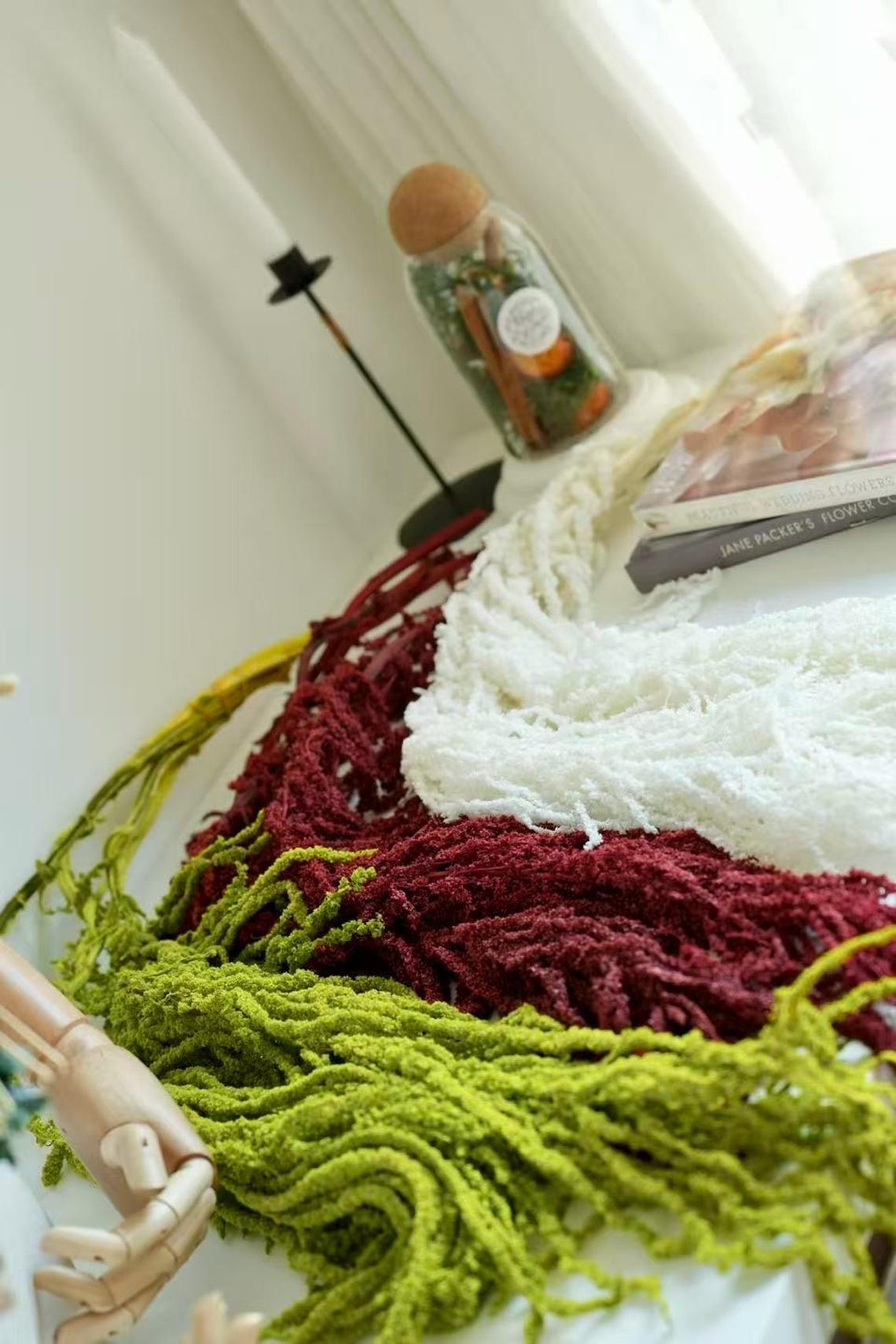 Green Hanging Amaranthus – Preserved / Dried Amaranthus Garland ...