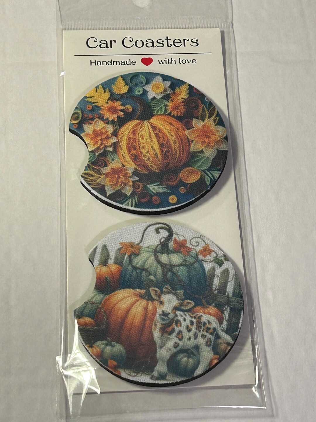 Fall Car Coasters - Neoprene Sublimation - Etsy