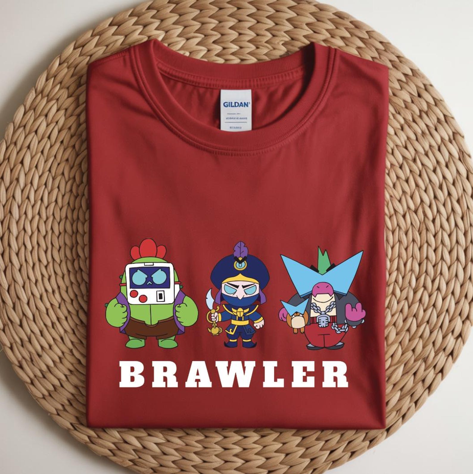 Custom Brawl Stars Birthday Shirt, Personalized Brawl Stars Character ...