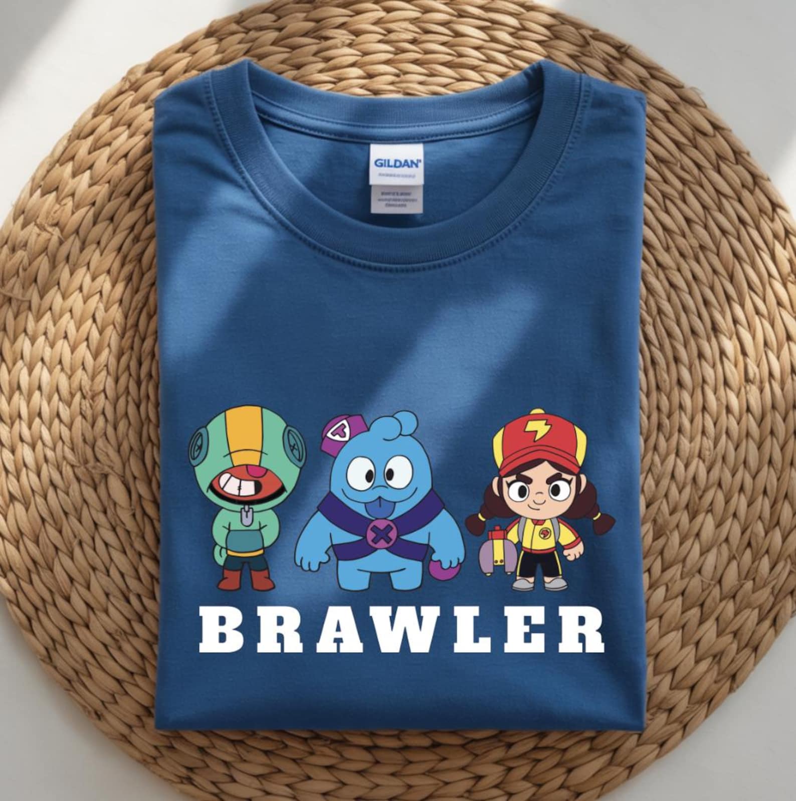 Custom Brawl Stars Birthday Shirt, Personalized Brawl Stars Character ...