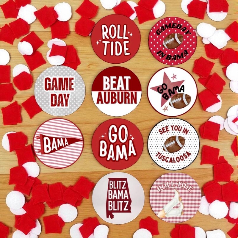 Button Pin Game Day Alabama - Etsy