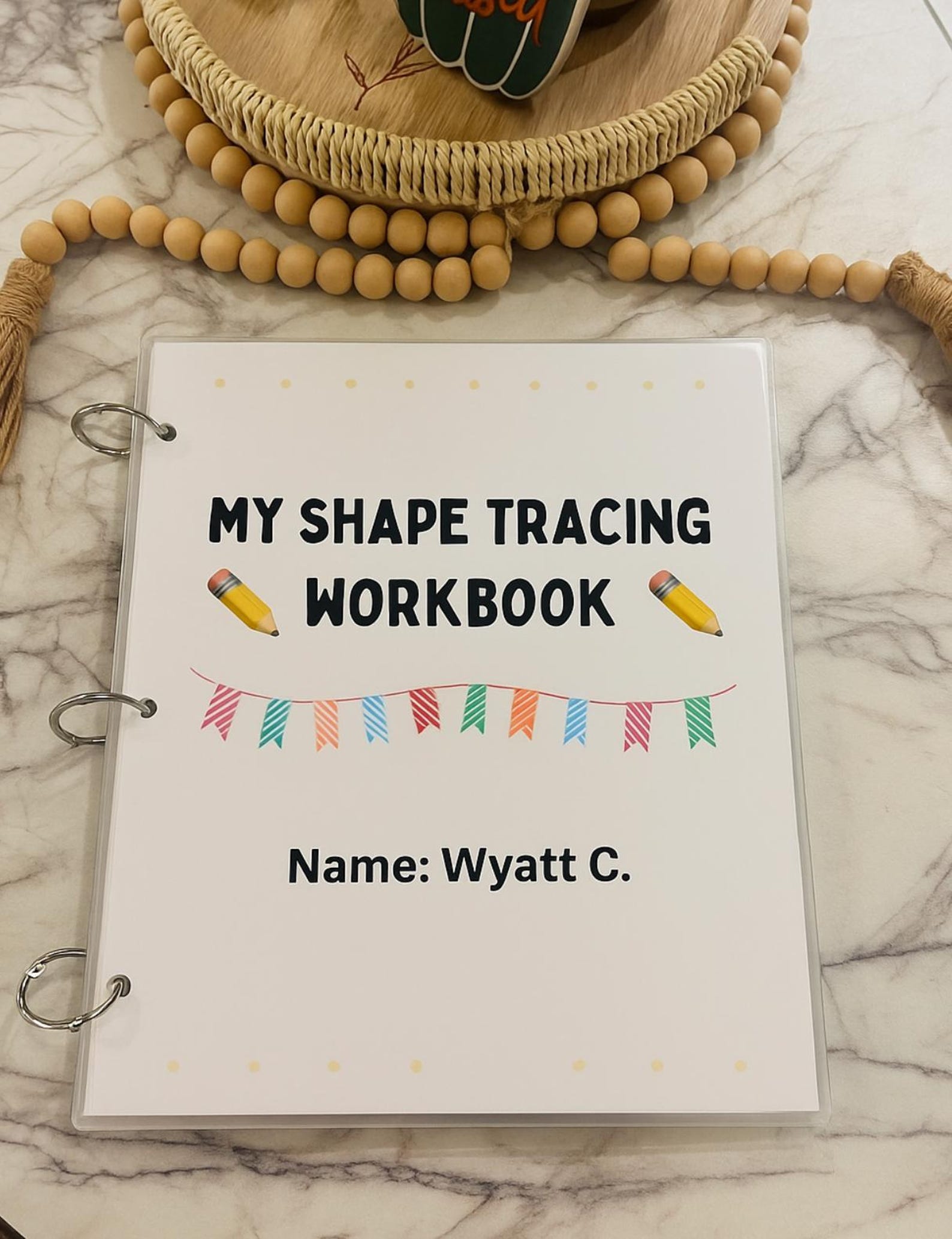 Shape Tracing Workbook - Etsy