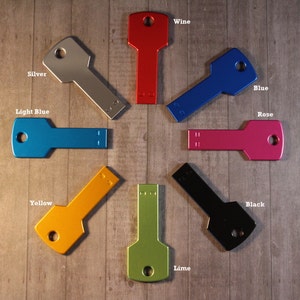 Custom Engraved 16GB Key Style USB Flash Drive - Includes Engraving - Etsy
