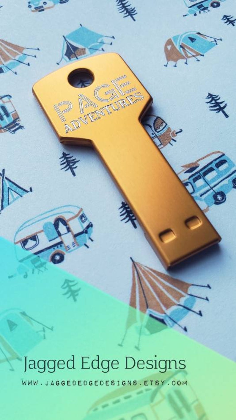 Custom Engraved 16GB Key Style USB Flash Drive Includes - Etsy