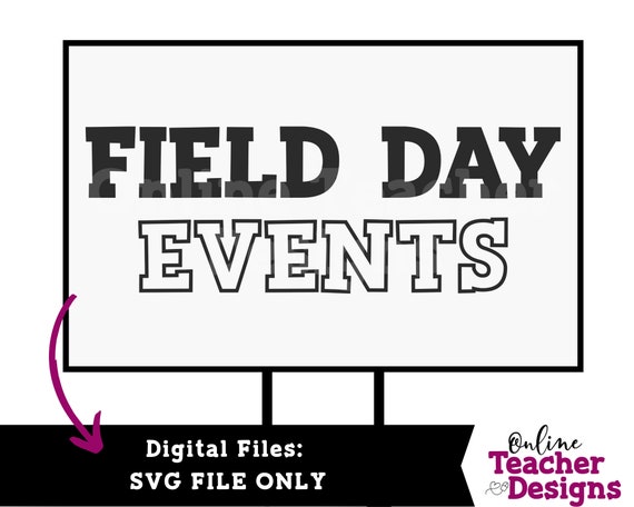 Field Day Signs Svg Field Day Shirts Svg Parents Club Cut - Etsy Ireland
