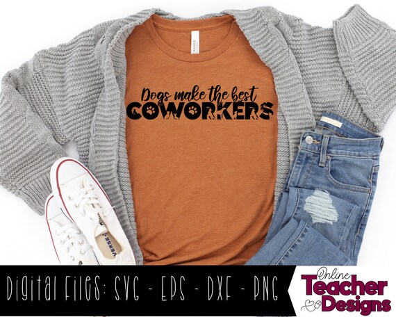 Dog SVG Dog Lover SVG Coworker SVG Work From Home Cut File - Etsy