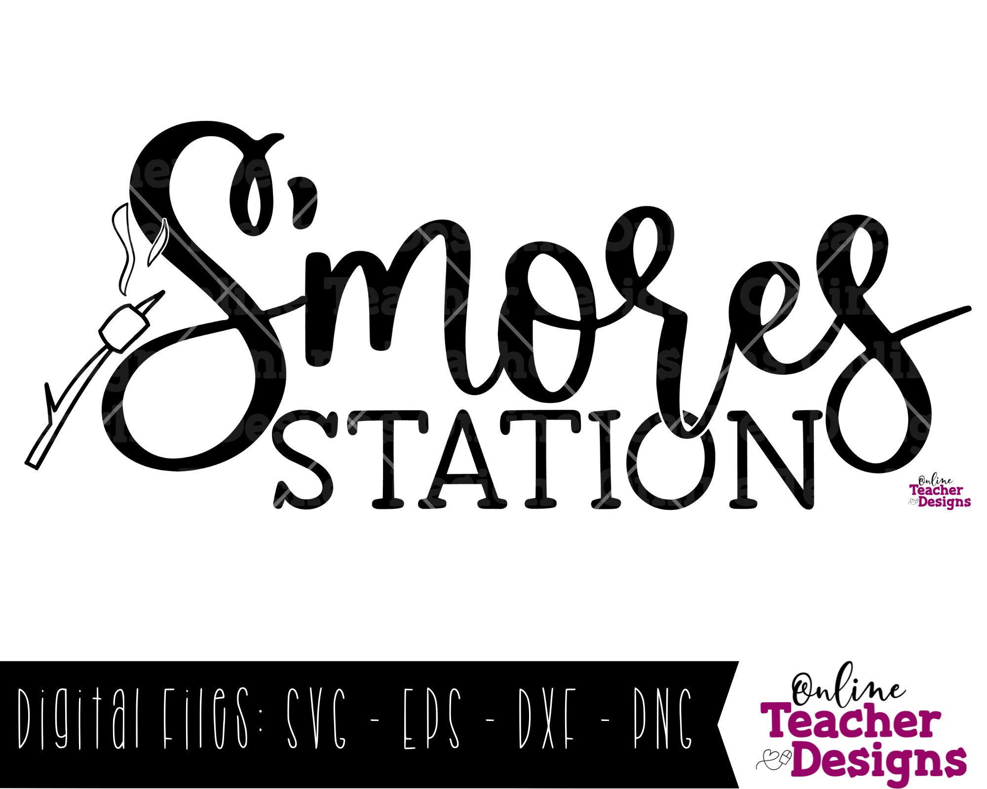 S'mores Cut File S'mores Svg Smores Station Camping | Etsy UK