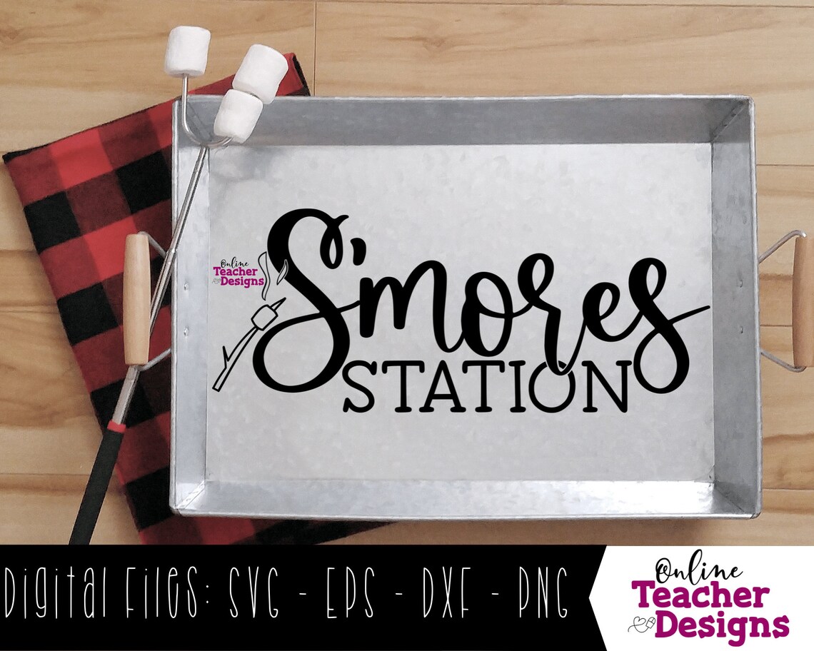 S'mores Cut File S'mores Svg Smores Station Camping | Etsy Canada