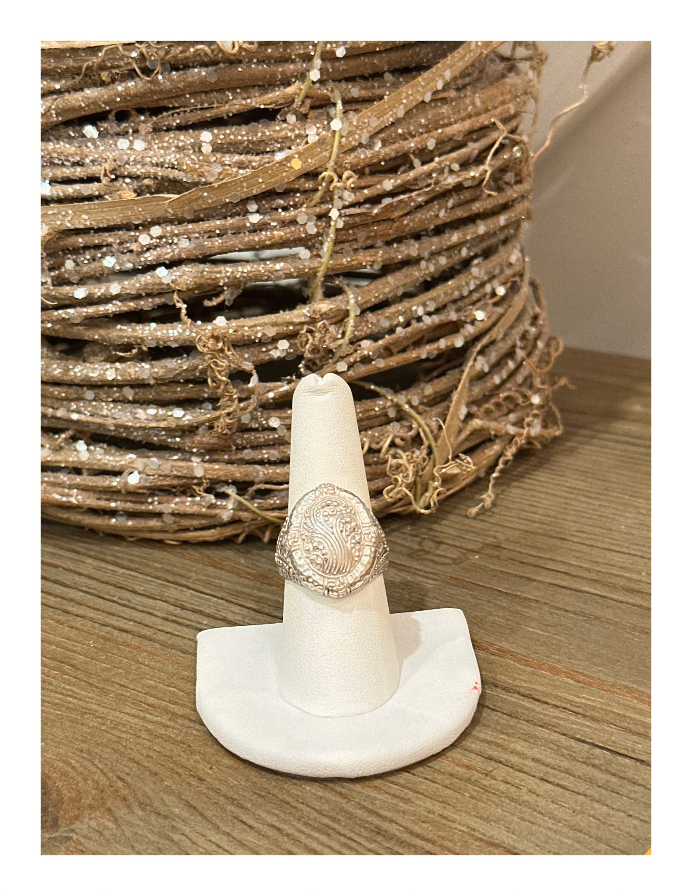 Sarda Bali Filigree Signet .925 Ring Size 8 Rare - Etsy