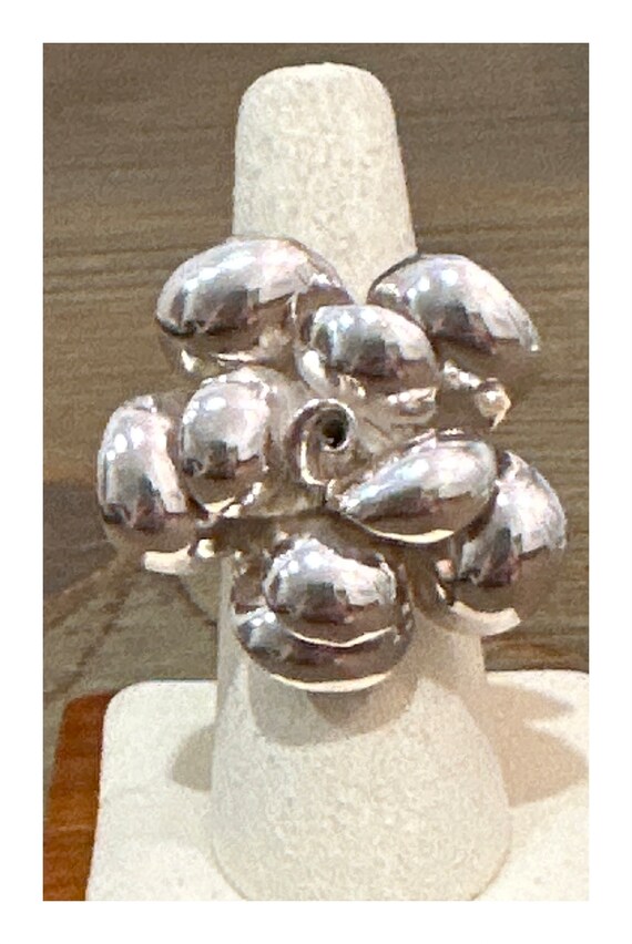 925 sterling silver cluster - Gem