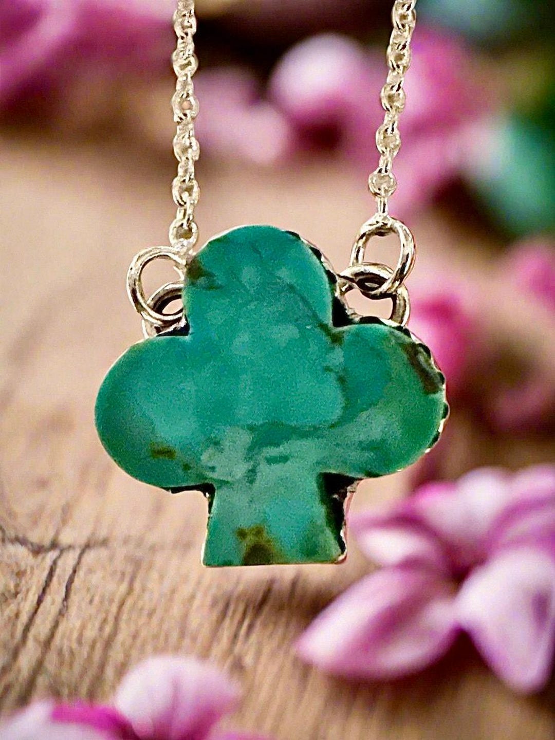 Sonoran Gold Turquoise Clover Southwestern .925 Necklace 18-20” - Etsy