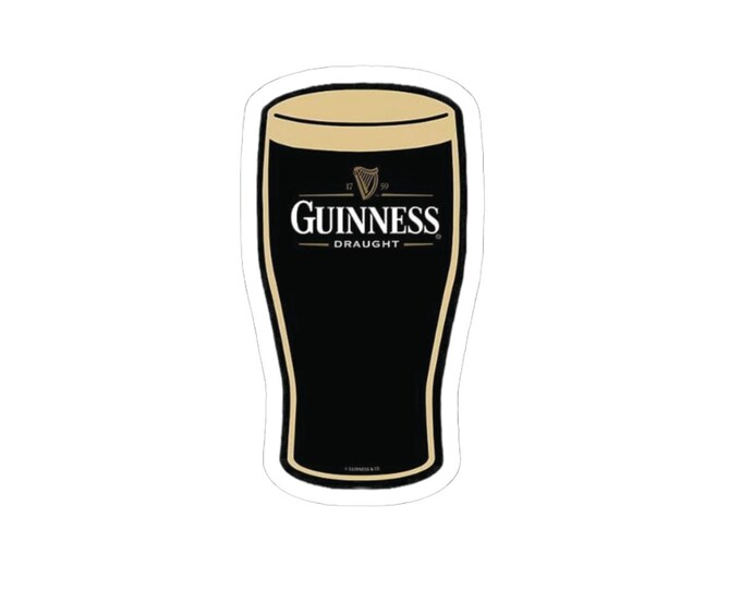 Guinness Pint Kiss-cut Stickers | Cool Laptop Decals, Beer Lover Gifts ...