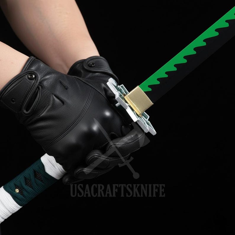 40" Handmade Sanemi Shinazugawa's Sword, Demon Slayer - Nichirin Sword ...