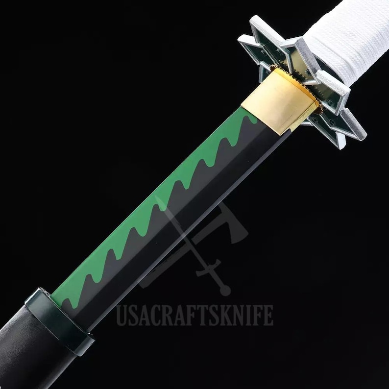 40" Handmade Sanemi Shinazugawa's Sword, Demon Slayer - Nichirin Sword ...