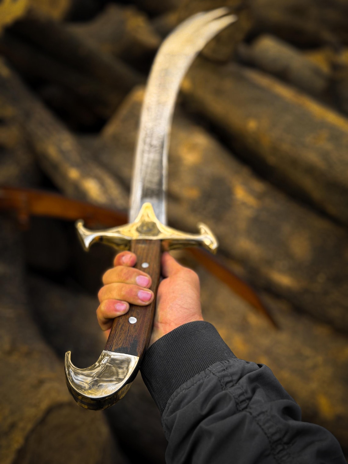 Custom Hand Made Zulfiqar Sword Arabic Turkish Swords Imam Ali Islamic ...