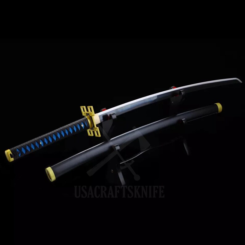 40" Handmade Muichiro Tokito's Sword, Demon Slayer - Nichirin Sword ...
