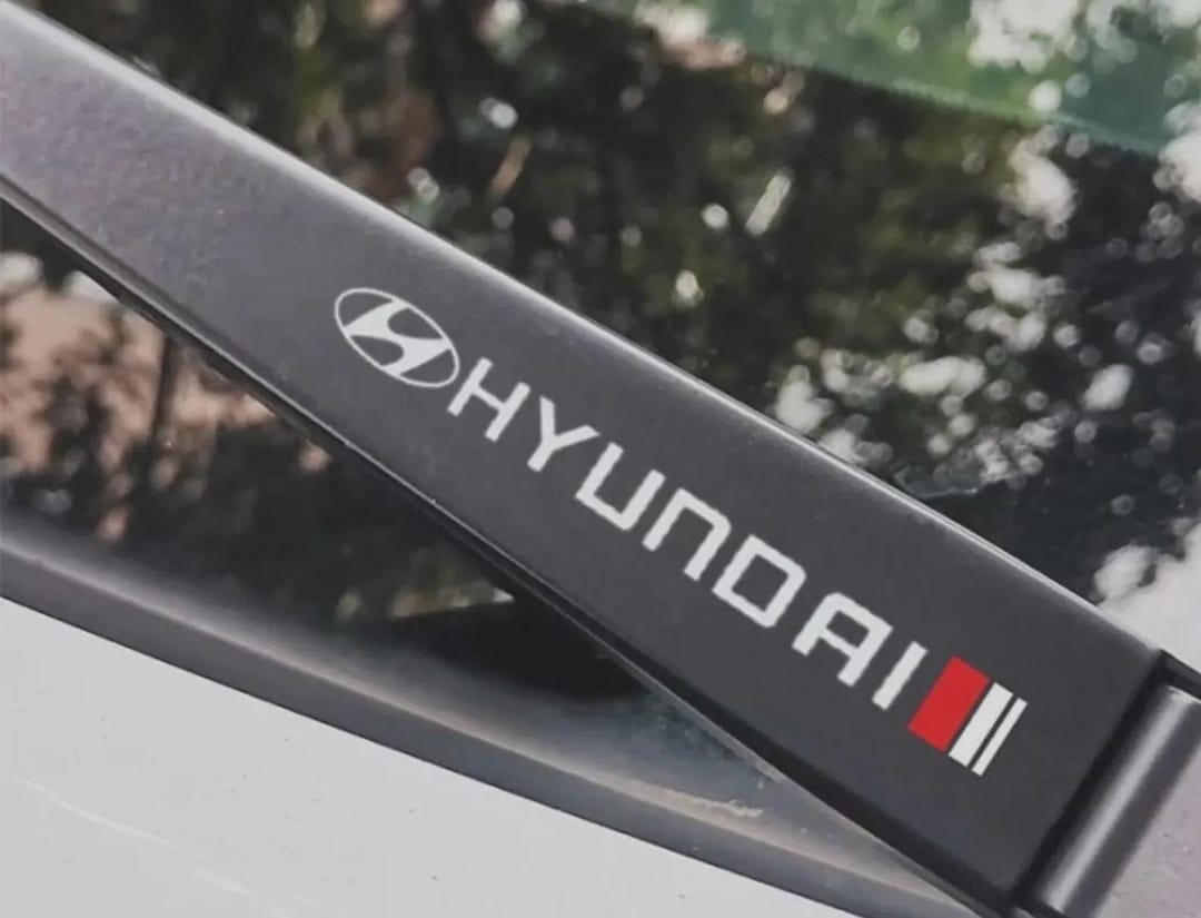 2pcs Hyundai Vinyl Stickers – for Wing Mirrors & Window Wipers - Etsy