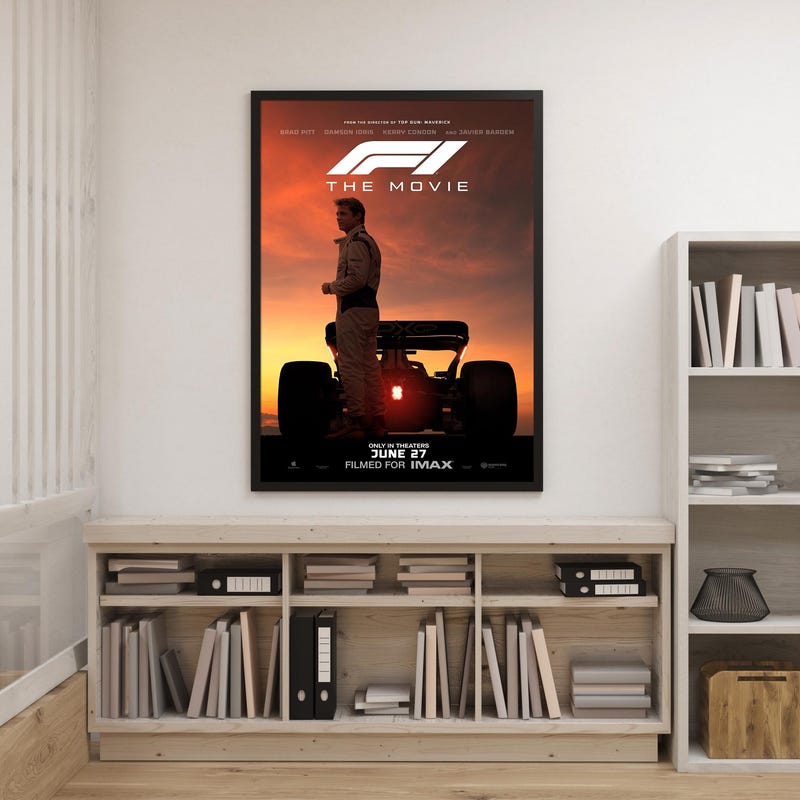 F1 the Movie 2025 Poster - Etsy