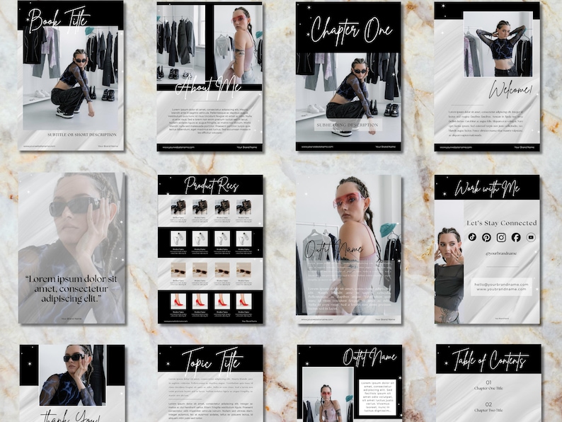 Ebook Template to Sell Digital Products | Editable Canva Design - Etsy