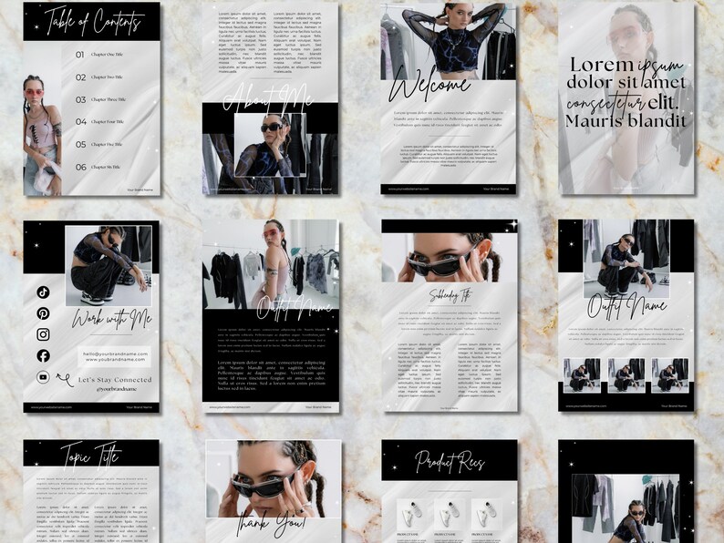 Ebook Template to Sell Digital Products | Editable Canva Design - Etsy