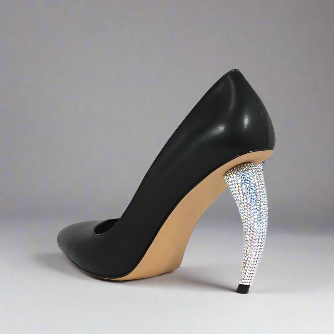 Prima Rhinestone Pumps: Sparkly Platform Heels - Stylish Comfort - Etsy