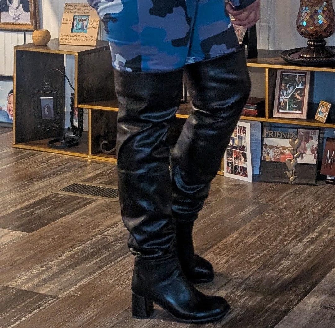Thigh High Boots - Loose Fit by Prima DND - Stylish Comfortable - Etsy UK