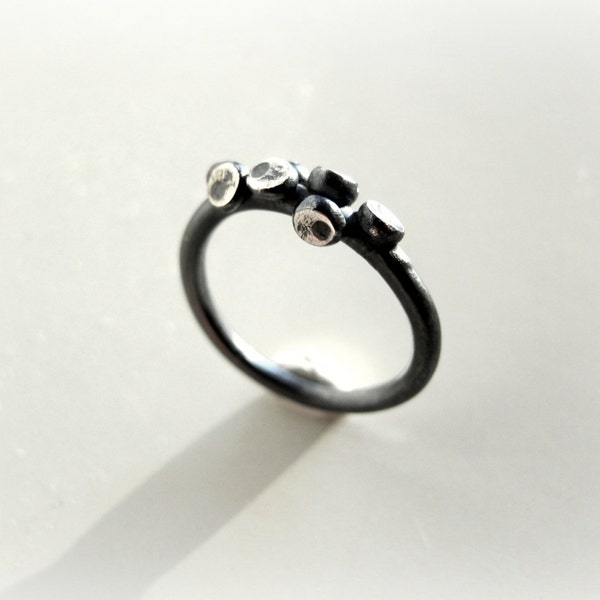Unique Silver Ring - Etsy