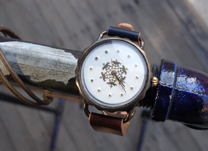 Vintage Retro Handcraft Watch With Handstitch Leather Strap ...