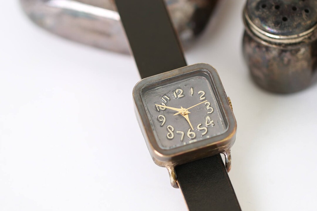 Vintage Handcraft Wrist Watch With Leather Band /// Nemoblackr ...