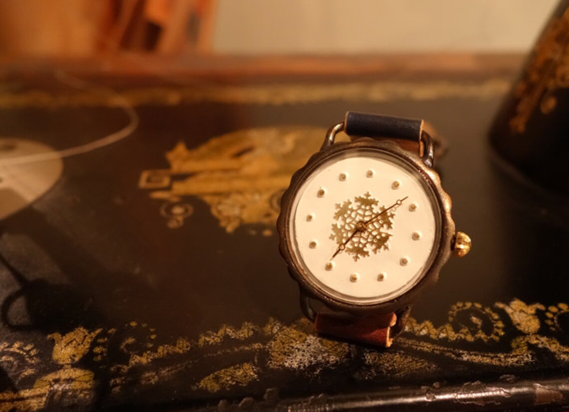 Vintage Retro Handcraft Watch With Handstitch Leather Strap ...