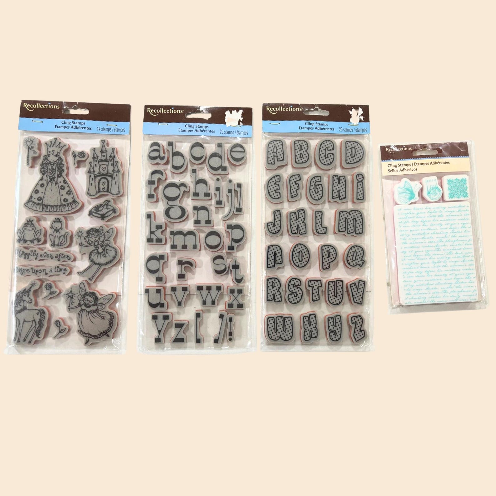 Recollections Cling Rubber Stamps | Alphabet Letters, Fairytale ...