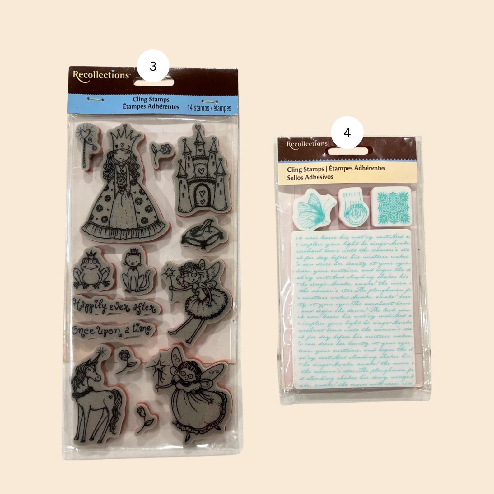Recollections Cling Rubber Stamps | Alphabet Letters, Fairytale ...