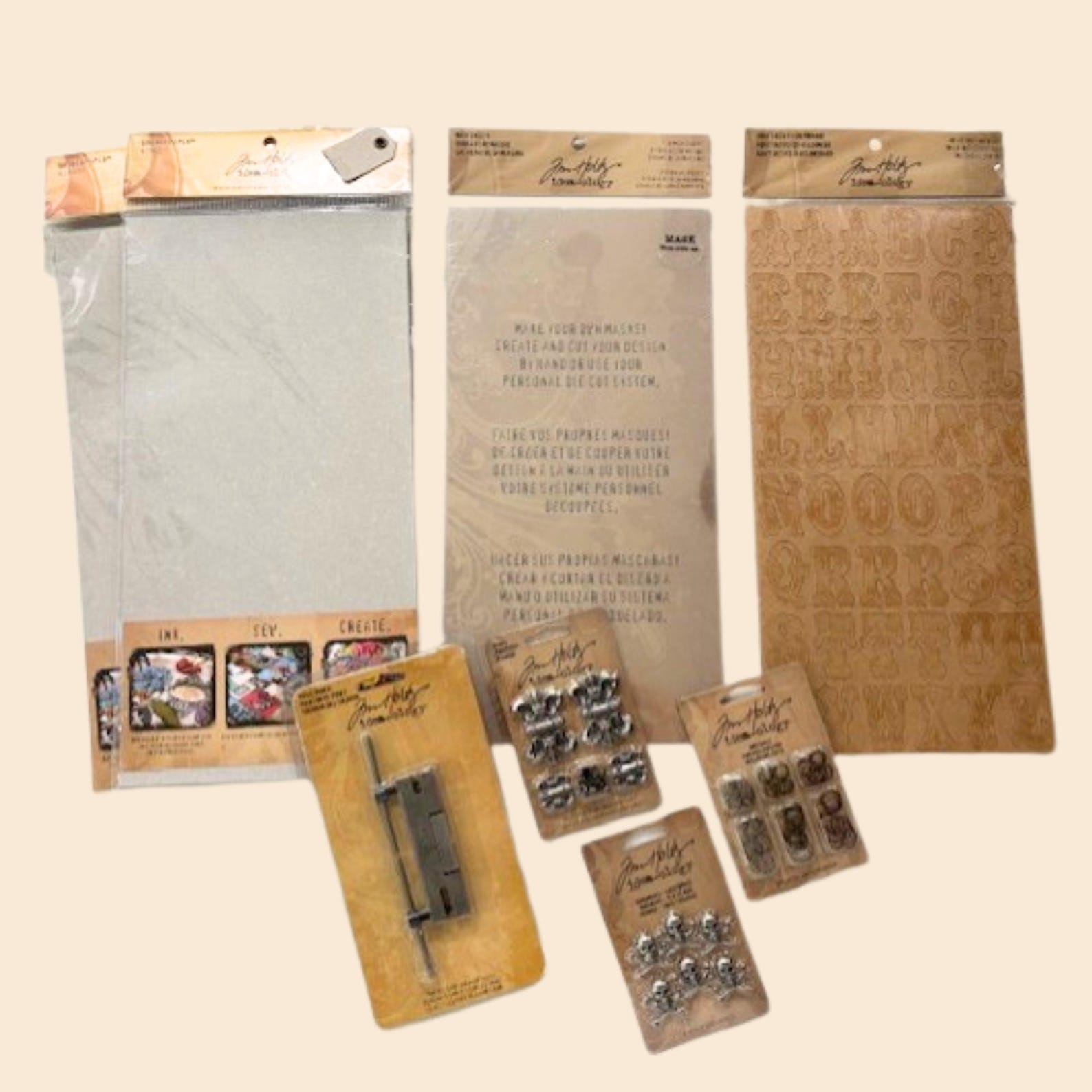 Tim Holtz Ideaology | Craft Supplies, Tools, Stencils, Hardware ...